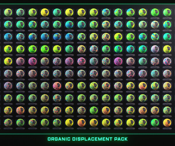 ArtStation - 200 Organic Ai Displacement Map Pack | Resources