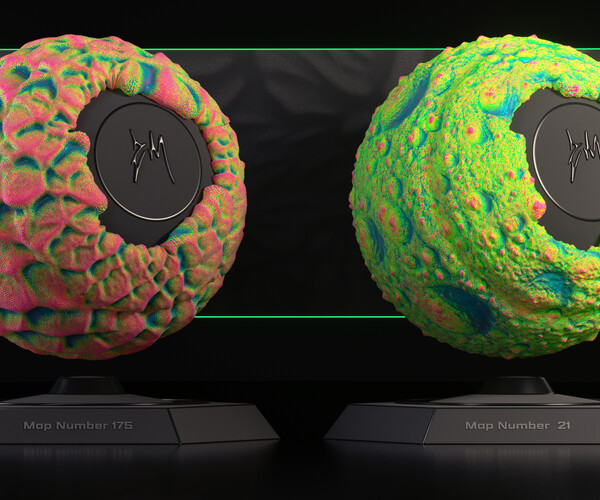 ArtStation - 200 Organic Ai Displacement Map Pack | Resources