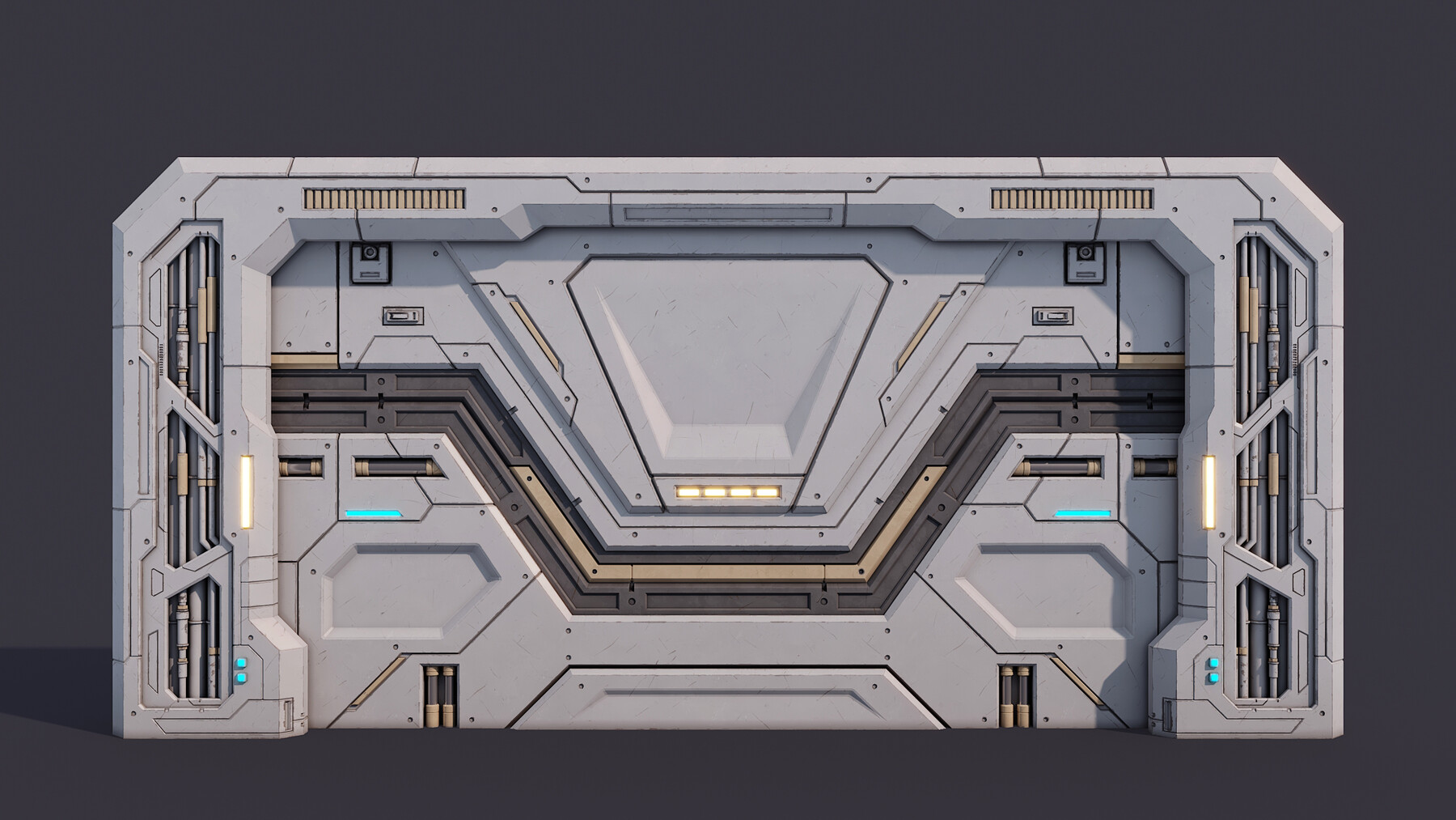 ArtStation - Sci-Fi Door Kit Vol 01 | Resources