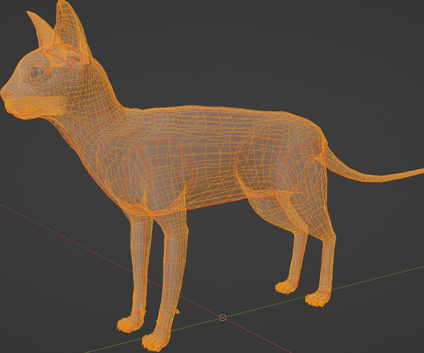 ArtStation - sphynx cat | Game Assets