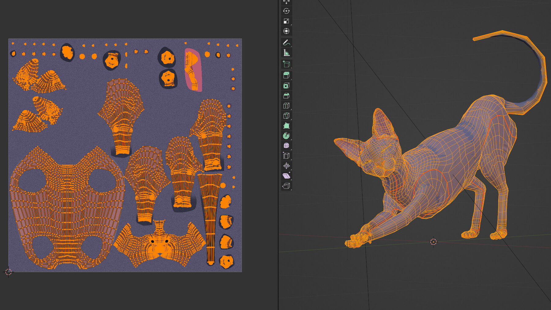 ArtStation - sphynx cat | Game Assets