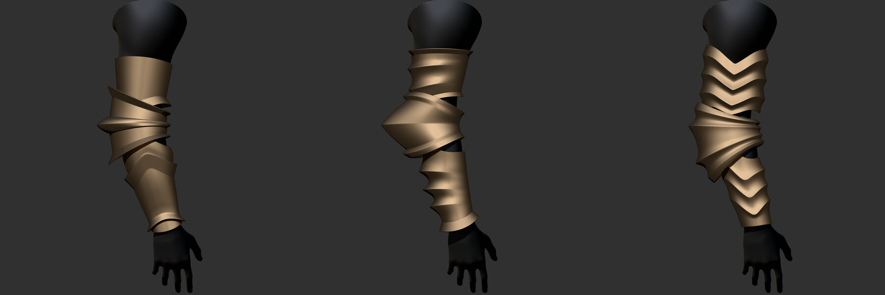 ArtStation - Vambrace Highpoly and Lowpoly (With UVs) Vol 2 | Resources