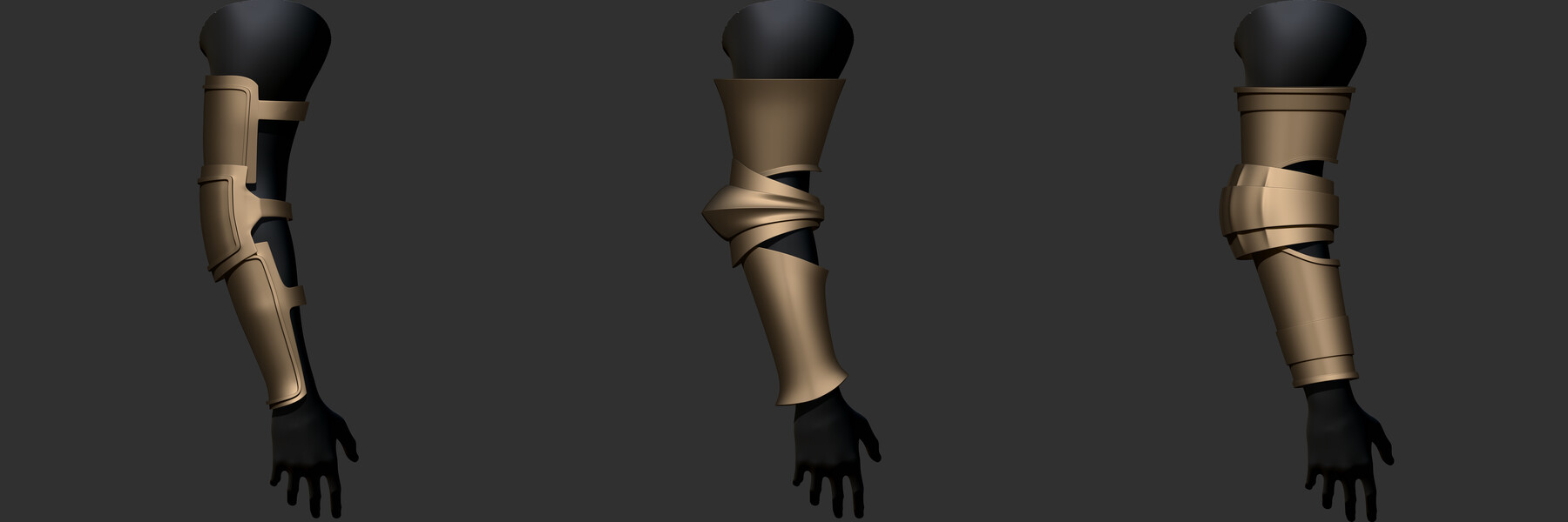 ArtStation - Vambrace Highpoly and Lowpoly (With UVs) Vol 2 | Resources
