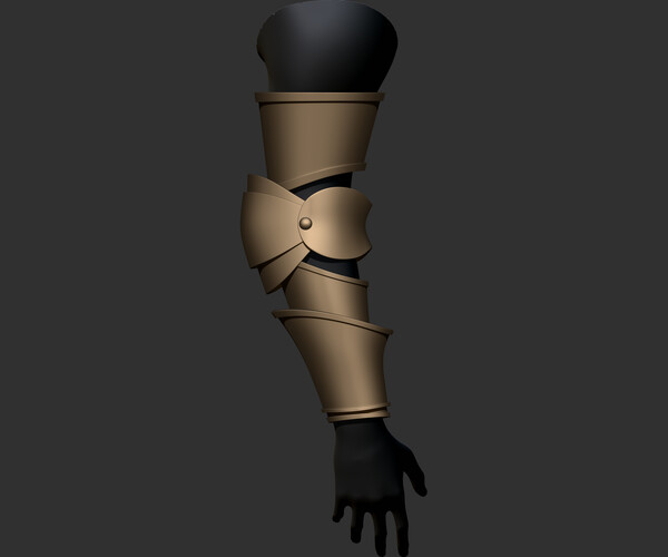 ArtStation - Vambrace Highpoly and Lowpoly (With UVs) Vol 2 | Resources