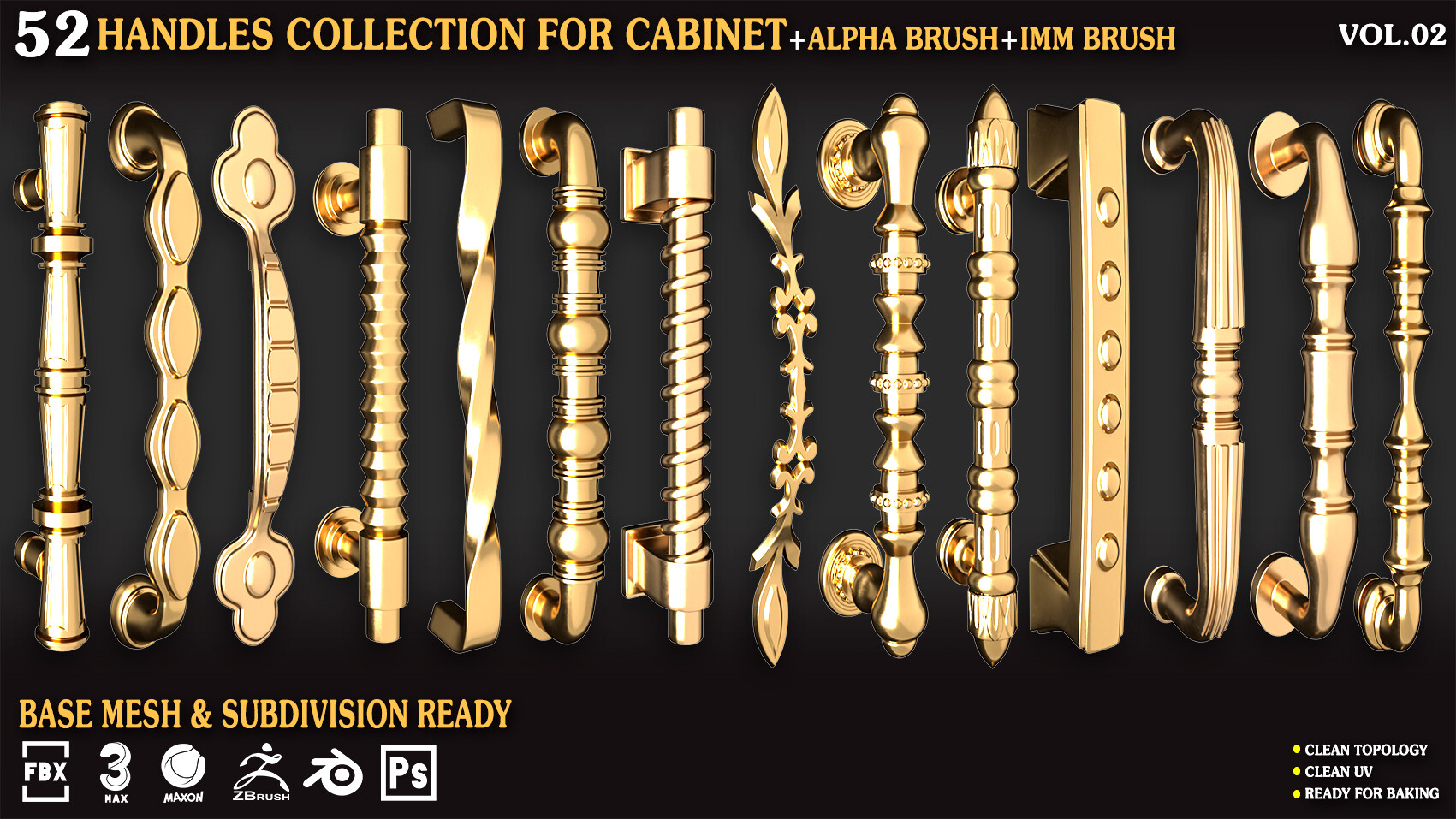 ArtStation - Handles_Collection_For_Cabinet_Vol_02 | Resources