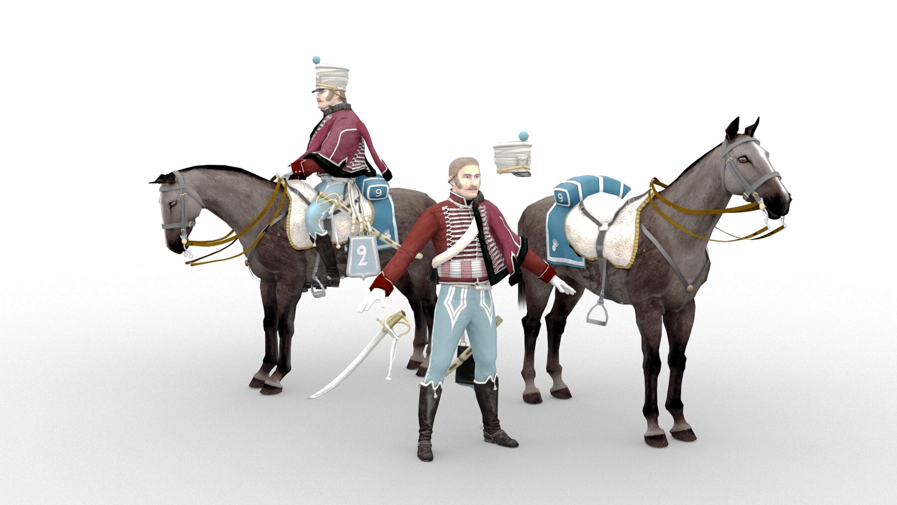 ArtStation - French Hussar | Resources