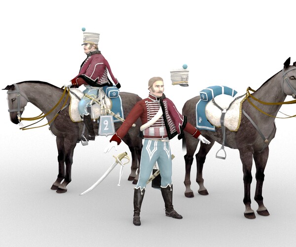 ArtStation - French Hussar | Resources