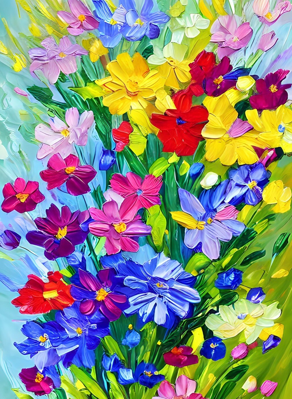 ArtStation - Colorful Flowers 7 | Artworks