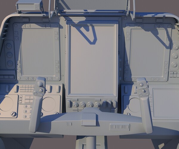 ArtStation - Aircraft cockpit control panel - EFIS | Resources