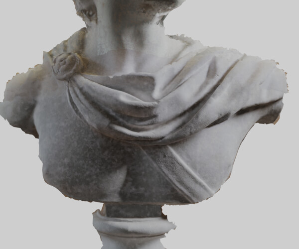 ArtStation - Damaged Ancient Bust Photoscan | Game Assets