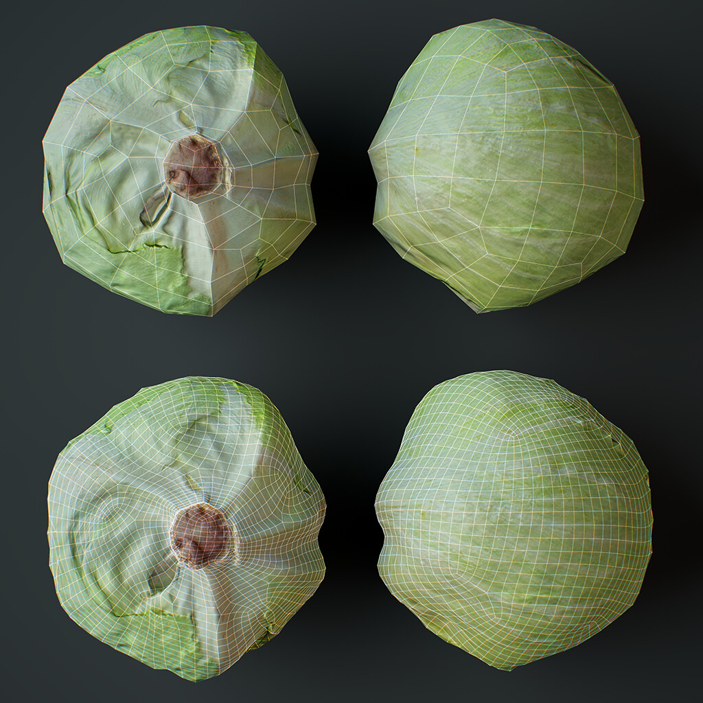 ArtStation - Iceberg lettuce | Game Assets