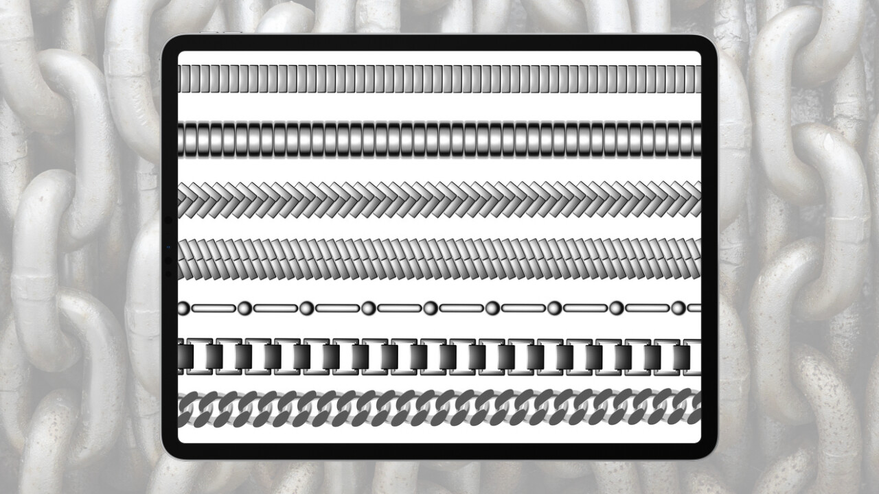 ArtStation - Chain Brush Set For Procreate | Brushes