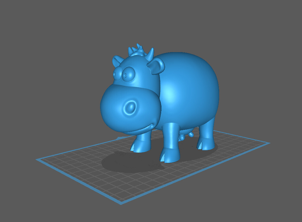 ArtStation - CUTE COW- READY FOR 3D PRINT | Resources