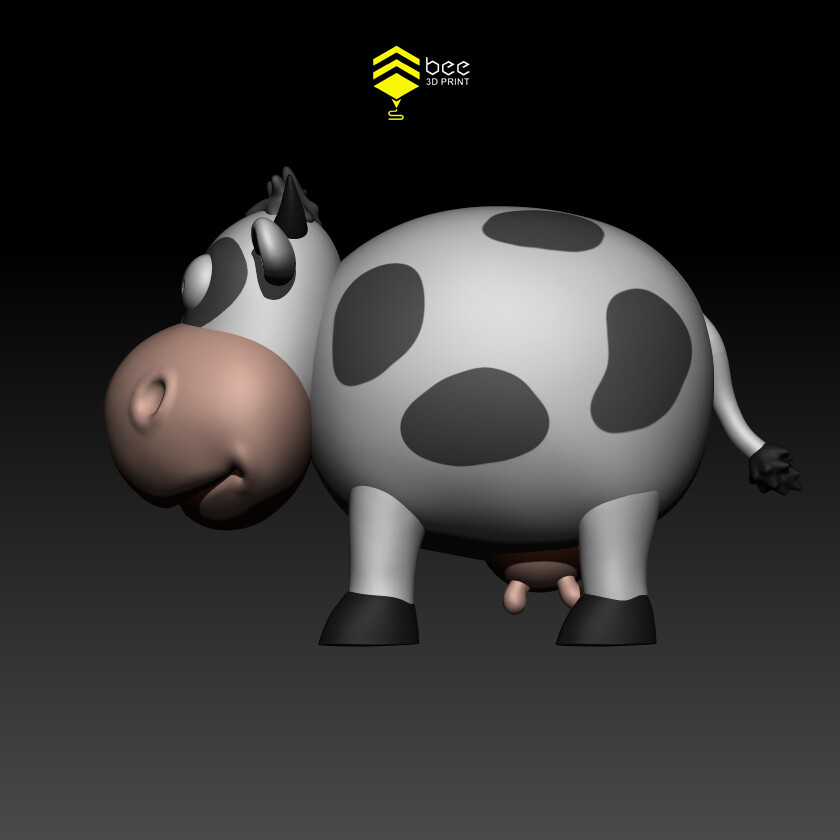 ArtStation - CUTE COW- READY FOR 3D PRINT | Resources