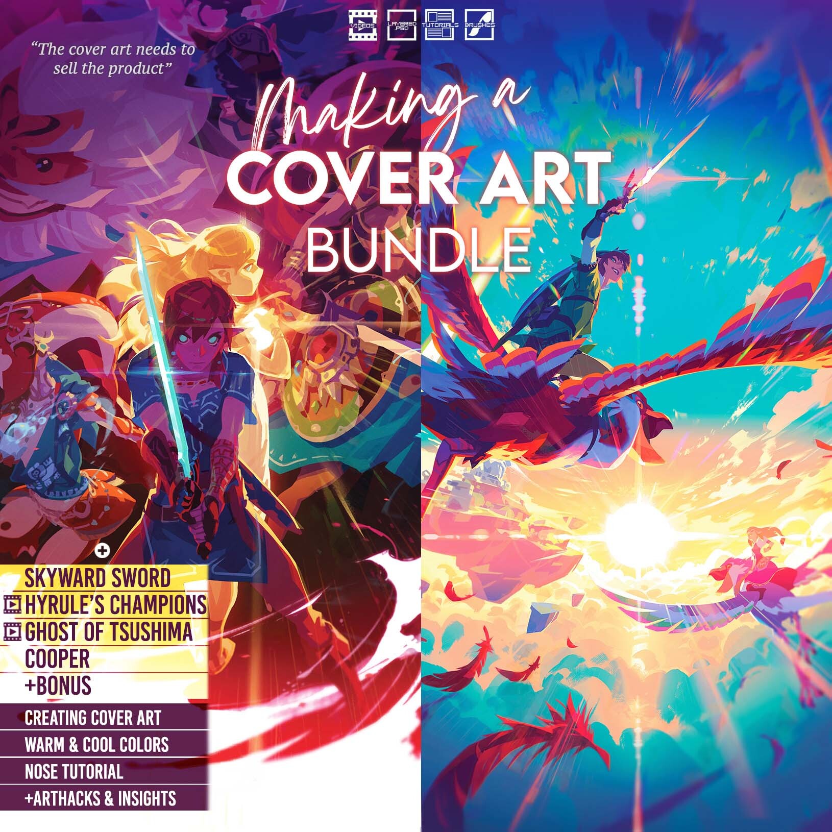 ArtStation - Making COVER ART | Tutorials