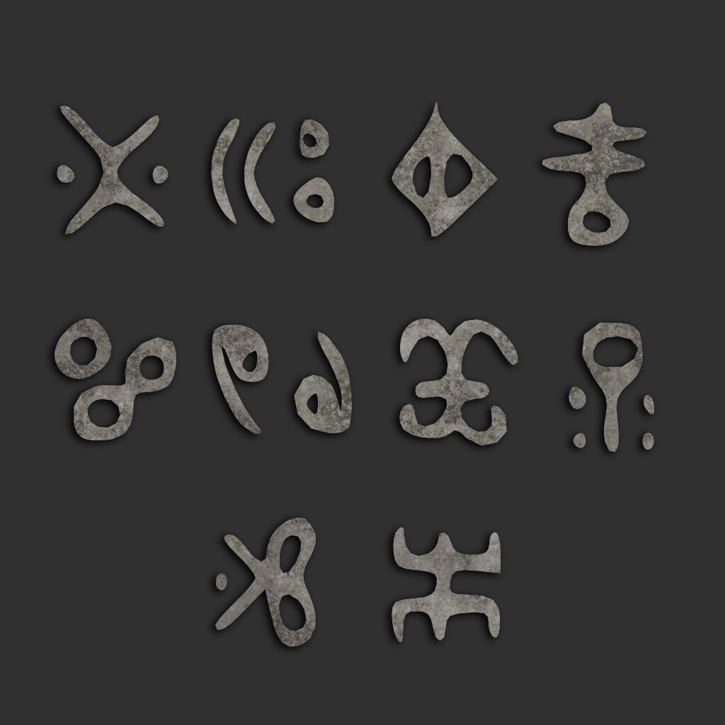 ArtStation - 110 Runes Alpha 8K Vol 1 | Brushes