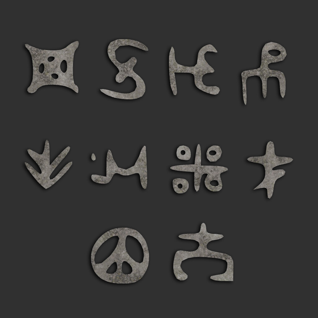 ArtStation - 110 Runes Alpha 8K Vol 1 | Brushes