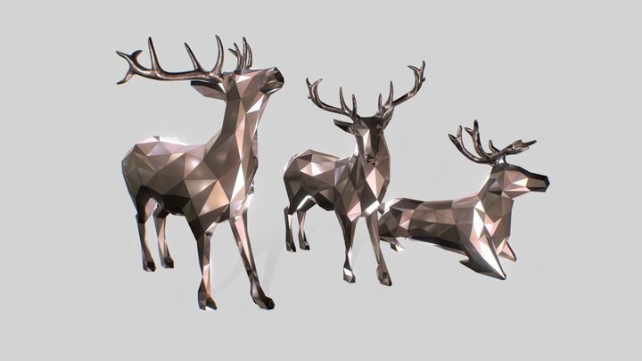 ArtStation - Reindeer 3D print model | Resources