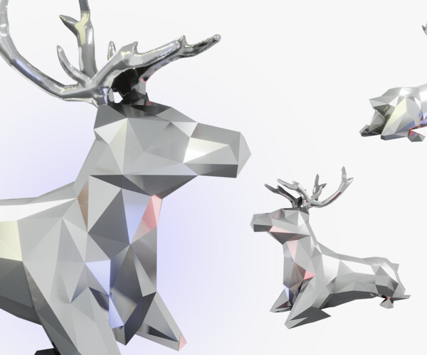 ArtStation - Reindeer 3D print model | Resources
