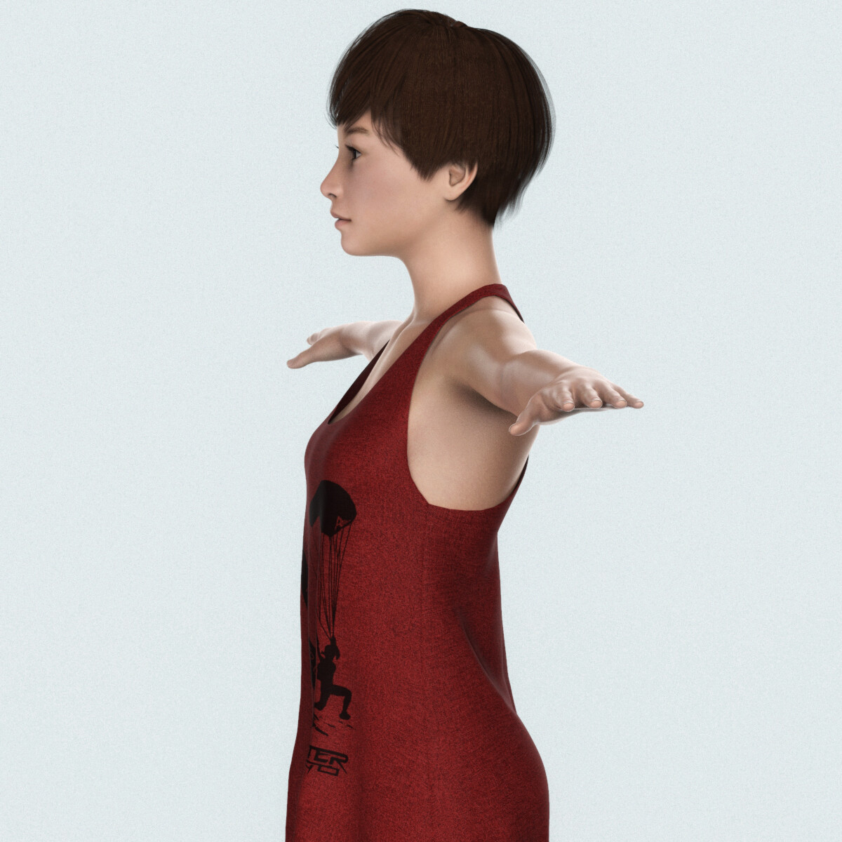 ArtStation - Beautiful Teen Girl 3D Character | Resources