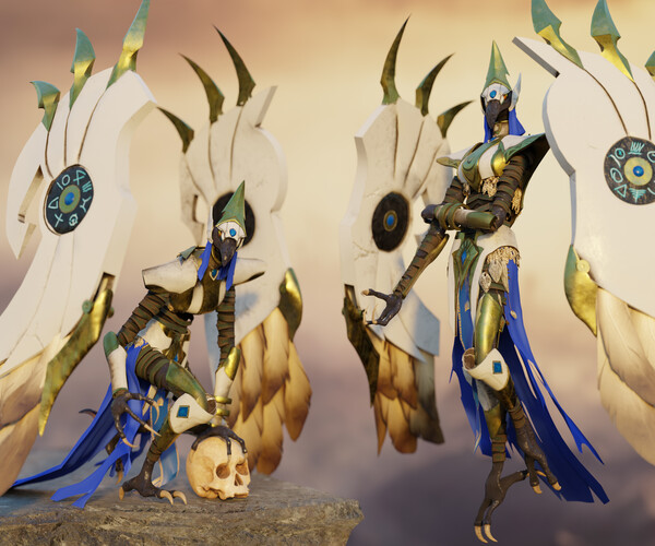 ArtStation - Harpy Guardian of the Sky | Game Assets