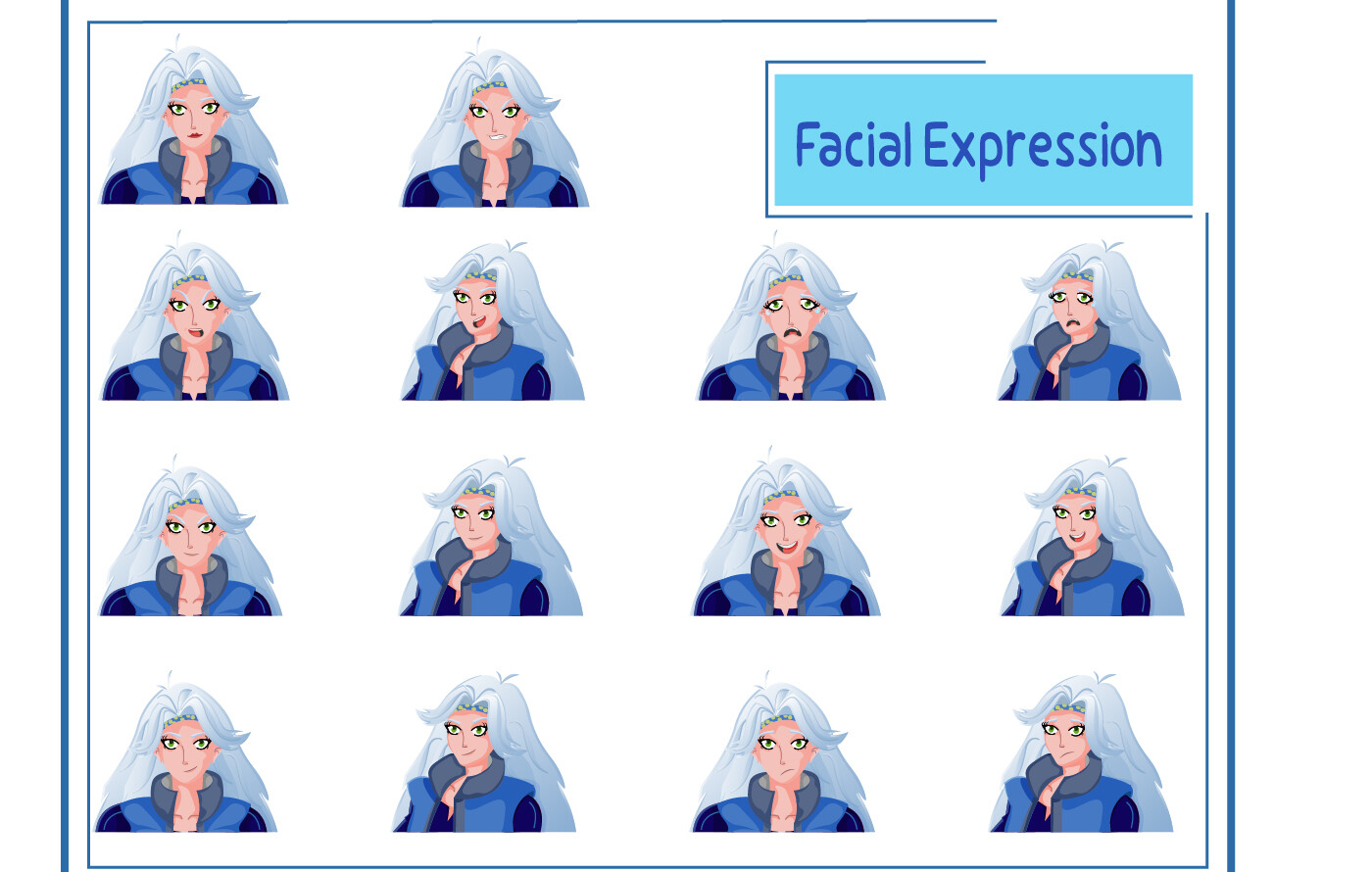 ArtStation - Character Design "moon girl" | Game Assets