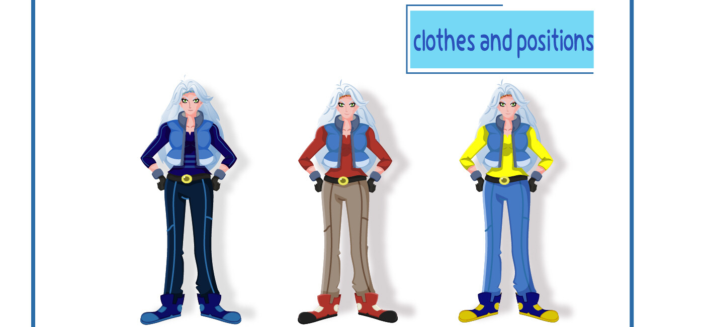 ArtStation - Character Design "moon girl" | Game Assets