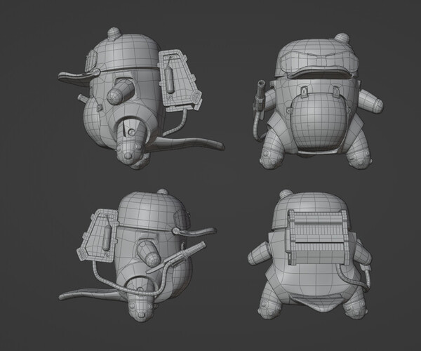 ArtStation - Robo Agent P | Game Assets