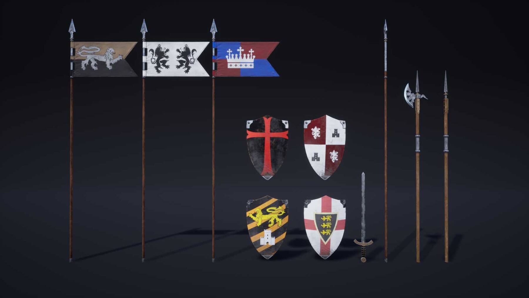 ArtStation - Knights (Pack) | Game Assets