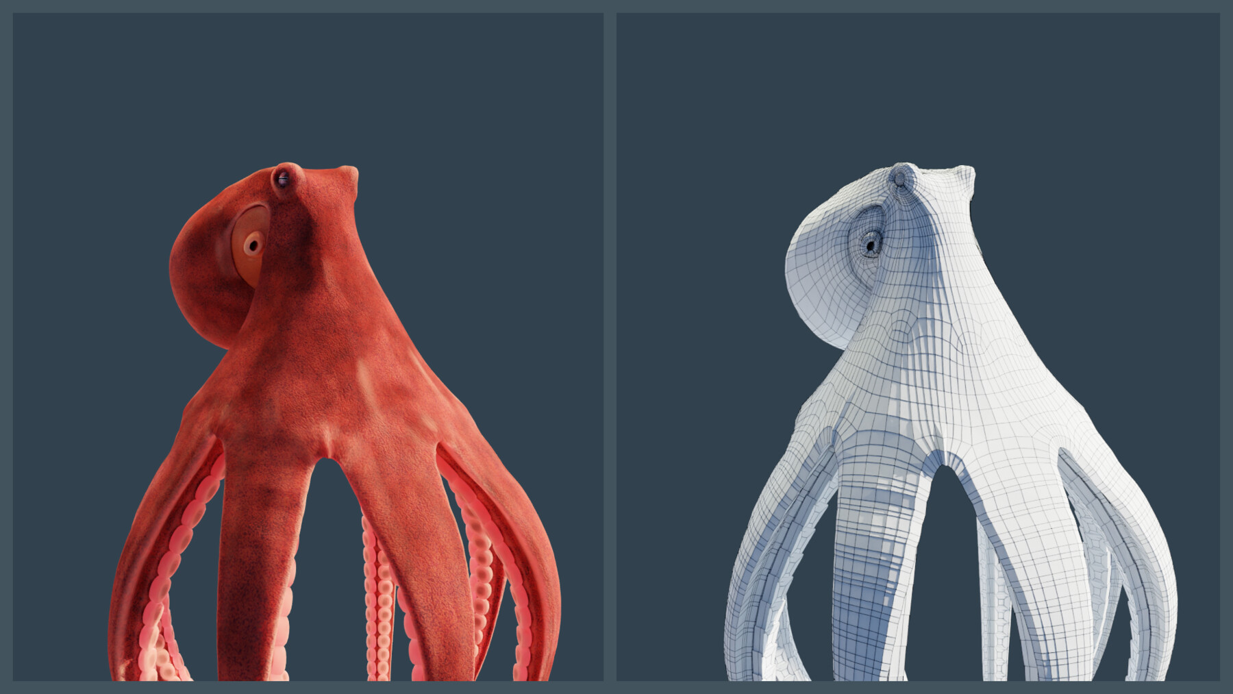 ArtStation - Animated Octopus- Giant Pacific | Game Assets