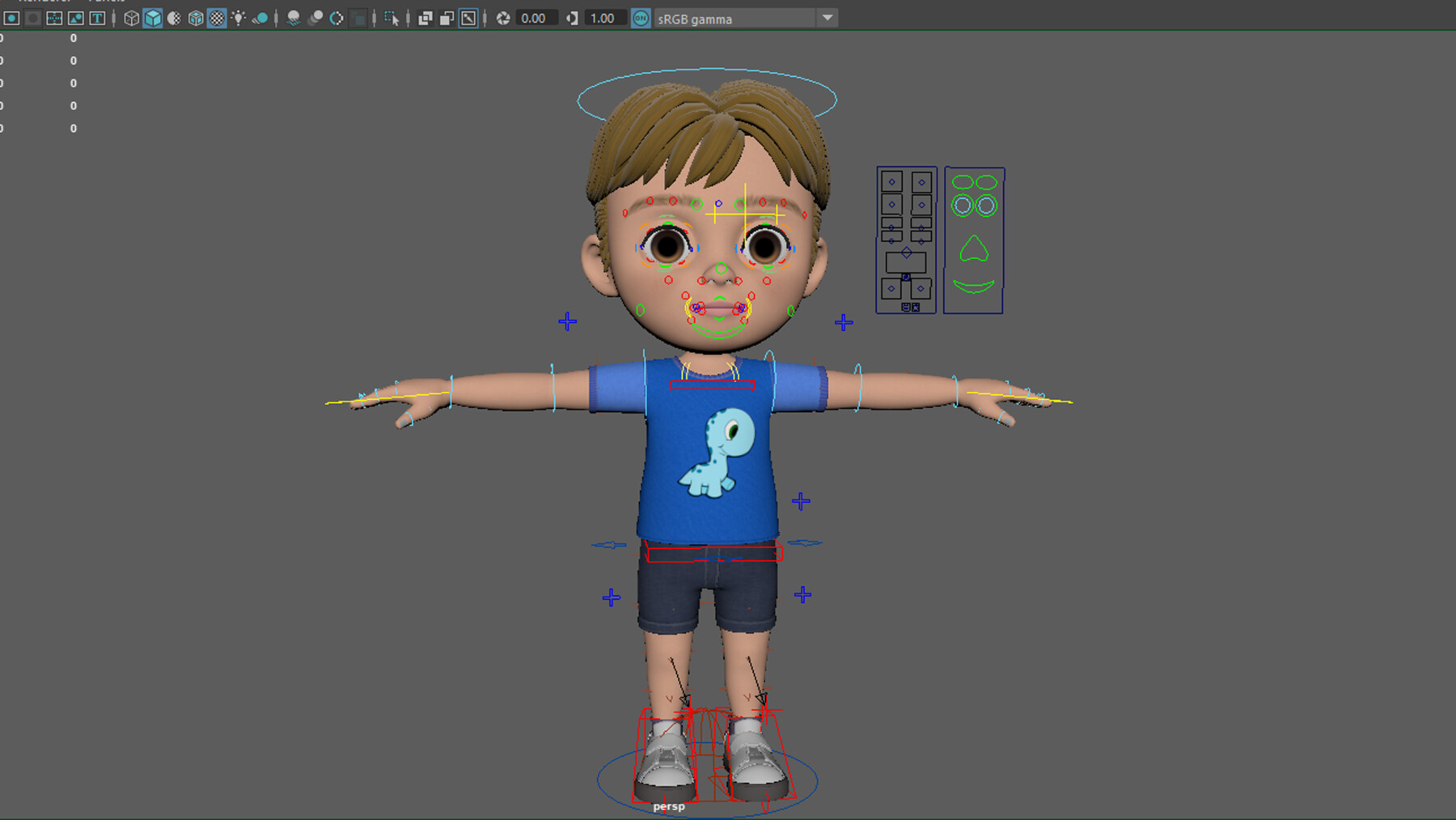 ArtStation - Julian cartoon character rigged | Game Assets