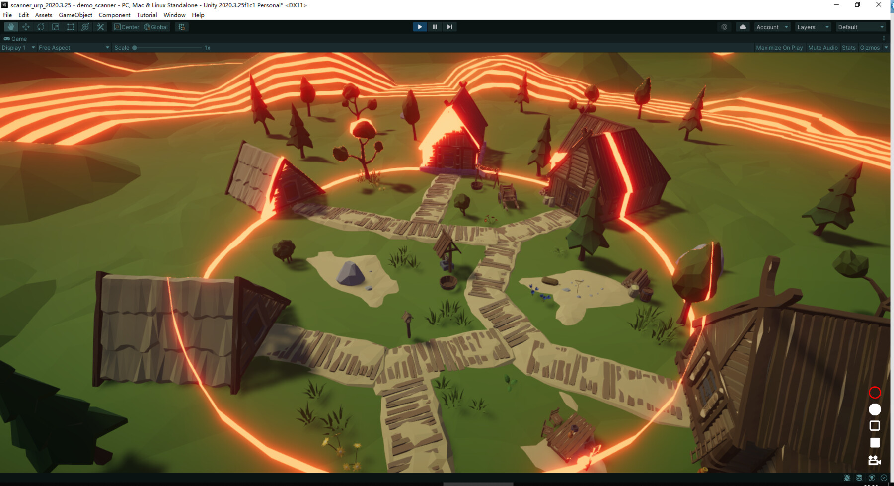 Artstation Unity Vfx Scanner Effect Game Assets