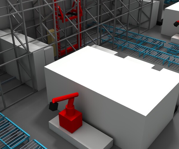 ArtStation - Warehouse storage 3D model | Game Assets