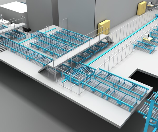 ArtStation - Warehouse storage 3D model | Game Assets