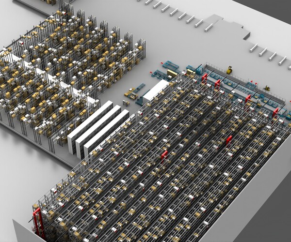 ArtStation - Warehouse storage 3D model | Game Assets