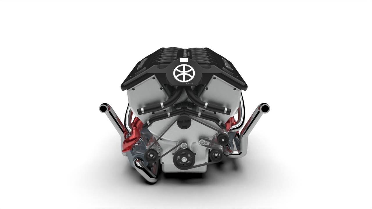 ArtStation - V12 Engine 3D model all parts | Resources