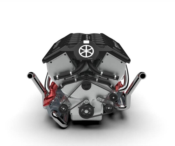 ArtStation - V12 Engine 3D model all parts | Resources