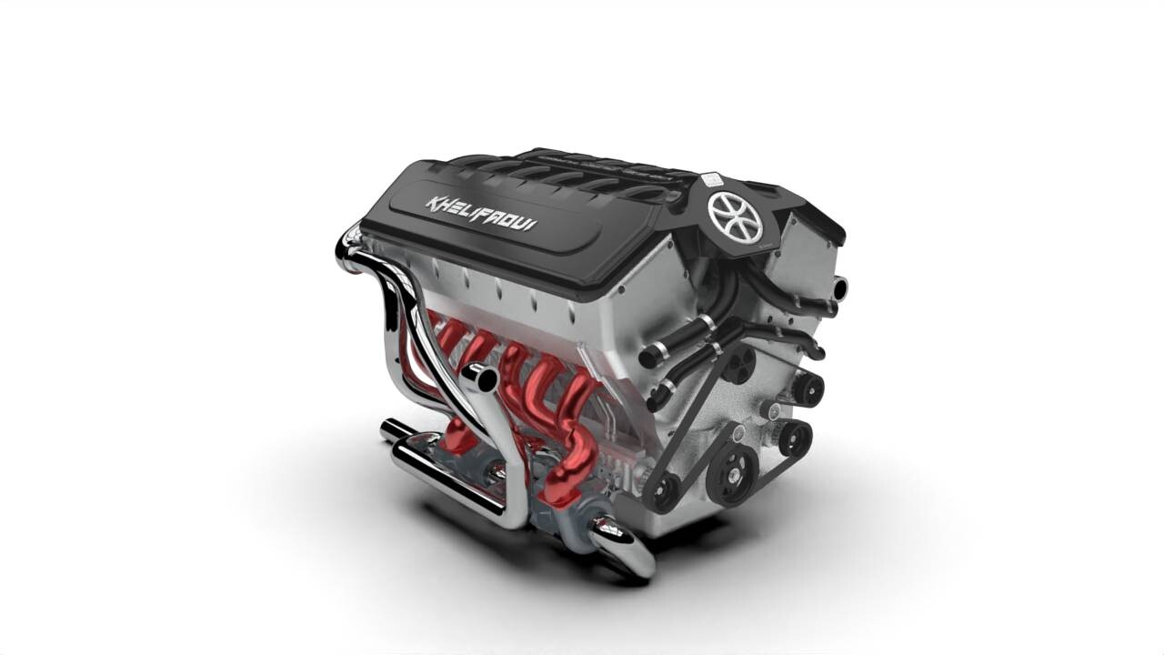 ArtStation - V12 Engine 3D model all parts | Resources