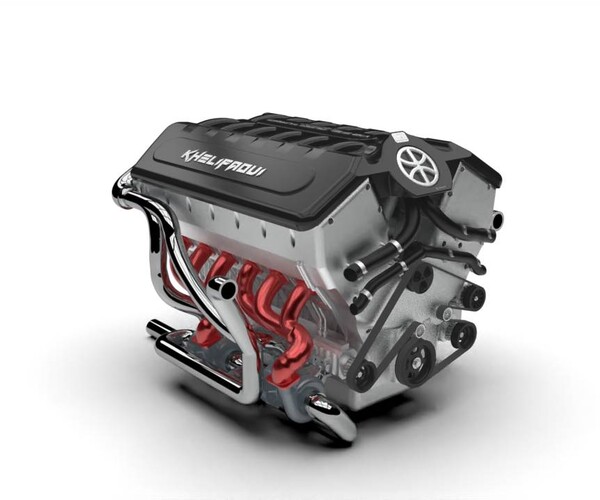 ArtStation - V12 Engine 3D model all parts | Resources