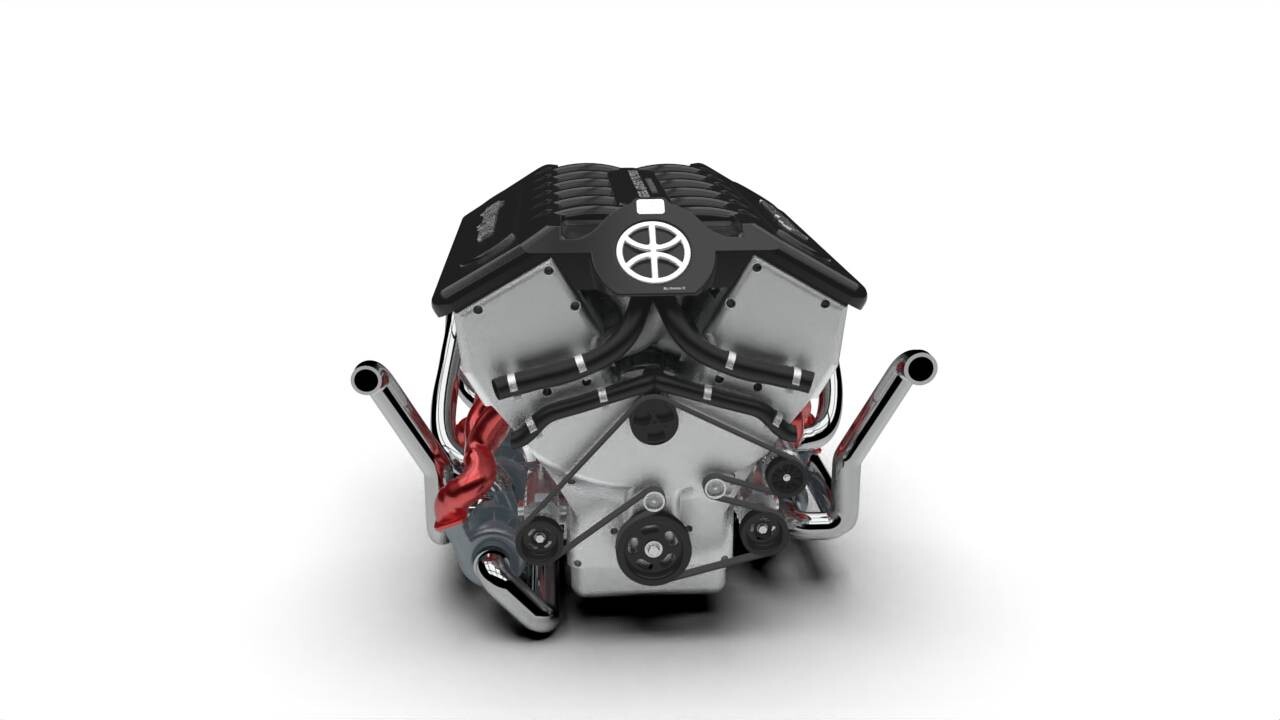 ArtStation - V12 Engine 3D model all parts | Resources