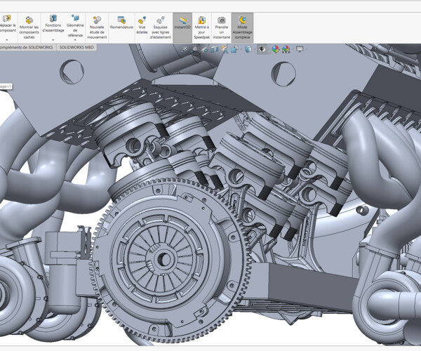 ArtStation - V12 Engine 3D model all parts | Resources
