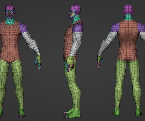 ArtStation - Stylized Lowpoly Basemesh | Resources