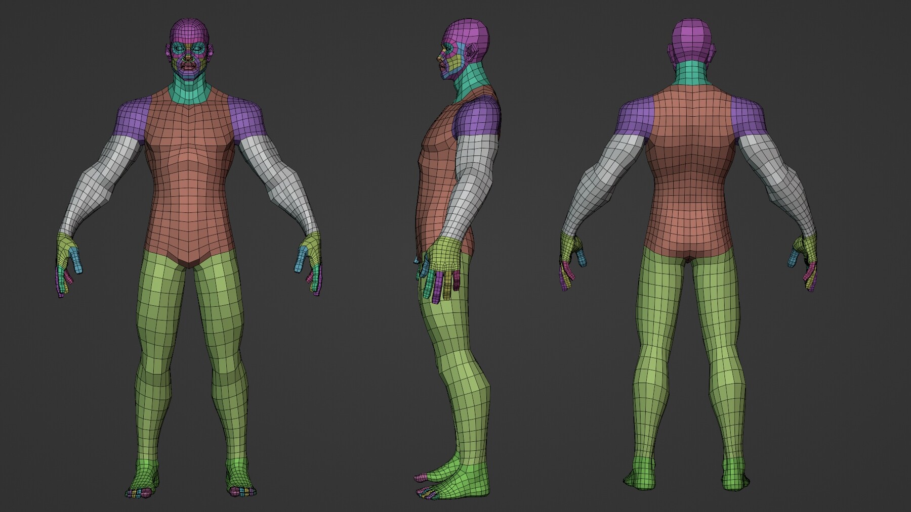 ArtStation - Stylized Lowpoly Basemesh | Resources