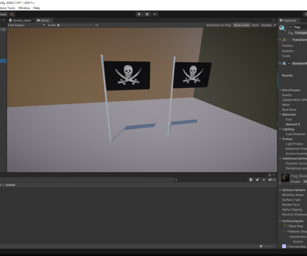 ArtStation - Unity Shader - Double Sided Effect | Game Assets