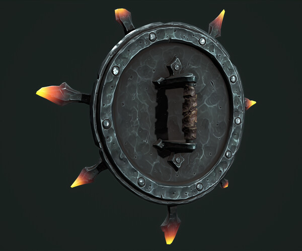 ArtStation - Undead shield | Game Assets