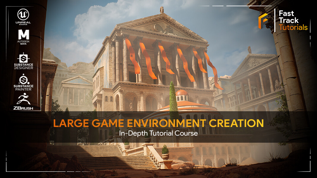 Fasttracktutorials Large Game Environment Creation In Depth Tutorial Course Ue5