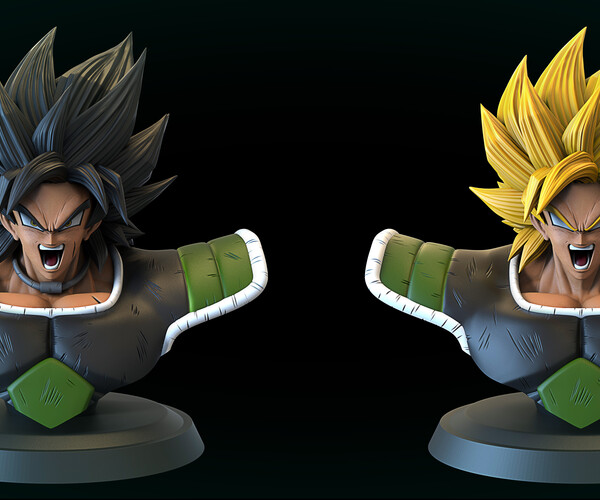 ArtStation - Broly Bust | Resources