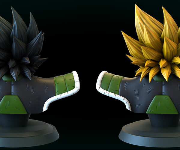 ArtStation - Broly Bust | Resources