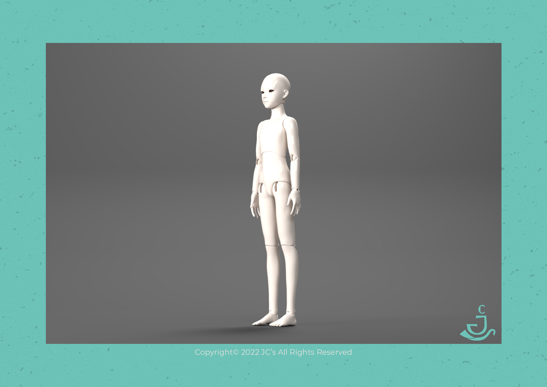 ArtStation - ㅣJC'sㅣ3D MODELSㅣA Mannequin(A Ball-Jointed Doll) | Resources