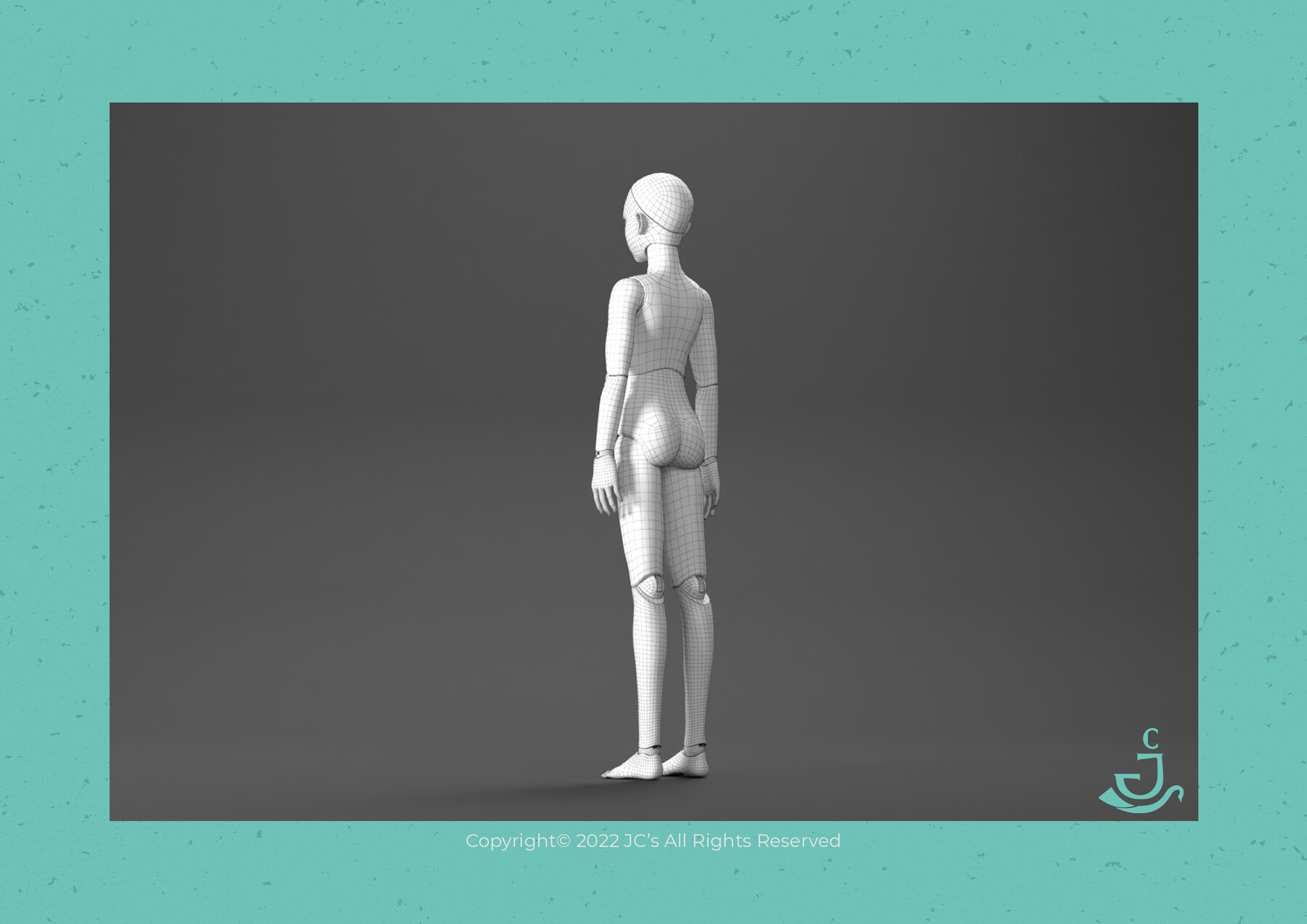 ArtStation - ㅣJC'sㅣ3D MODELSㅣA Mannequin(A Ball-Jointed Doll) | Resources
